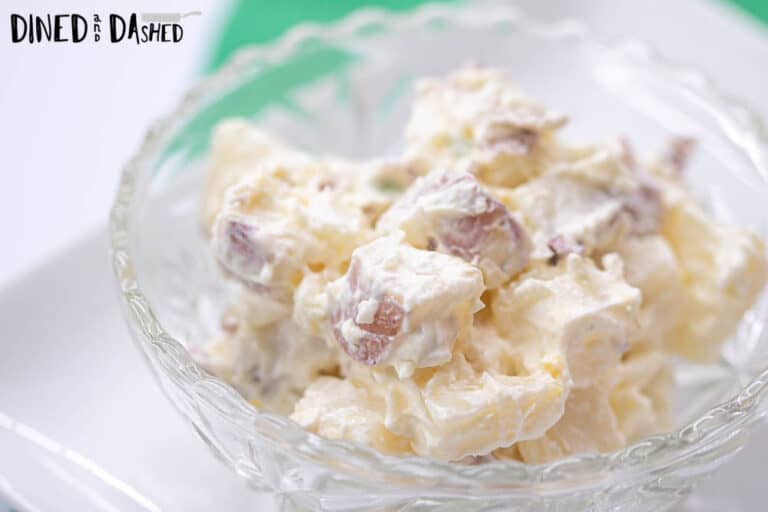 The Ultimate Red Skin Potato Salad with Bacon - Dined and Dashed