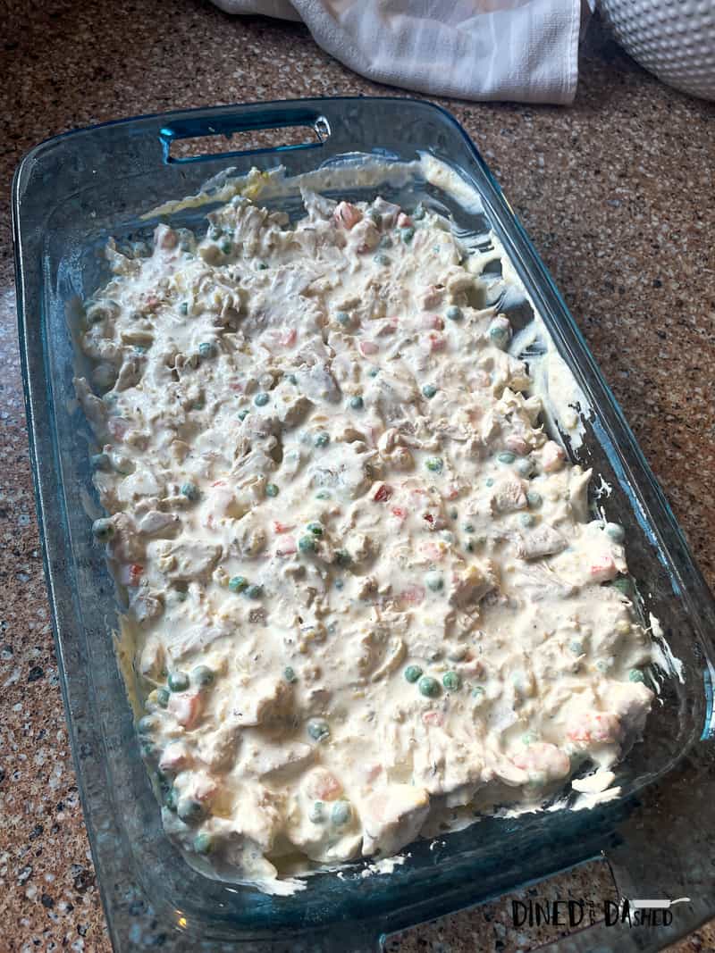 Turkey Tater Tot Casserole Recipe with Leftover Turkey - Dined and Dashed